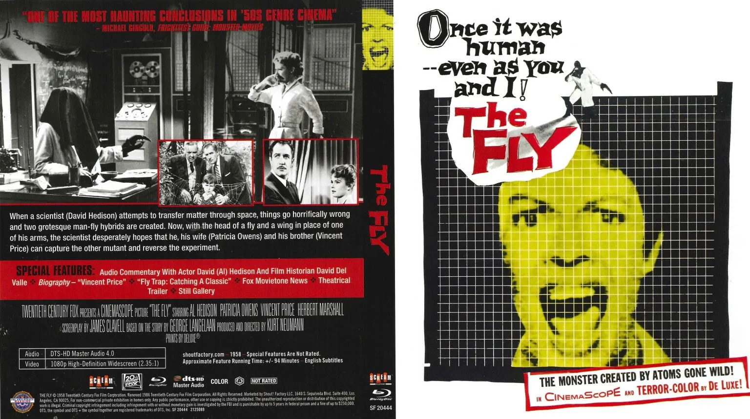 The Fly Blu-ray Review (Scream Factory's The Fly Collection ...