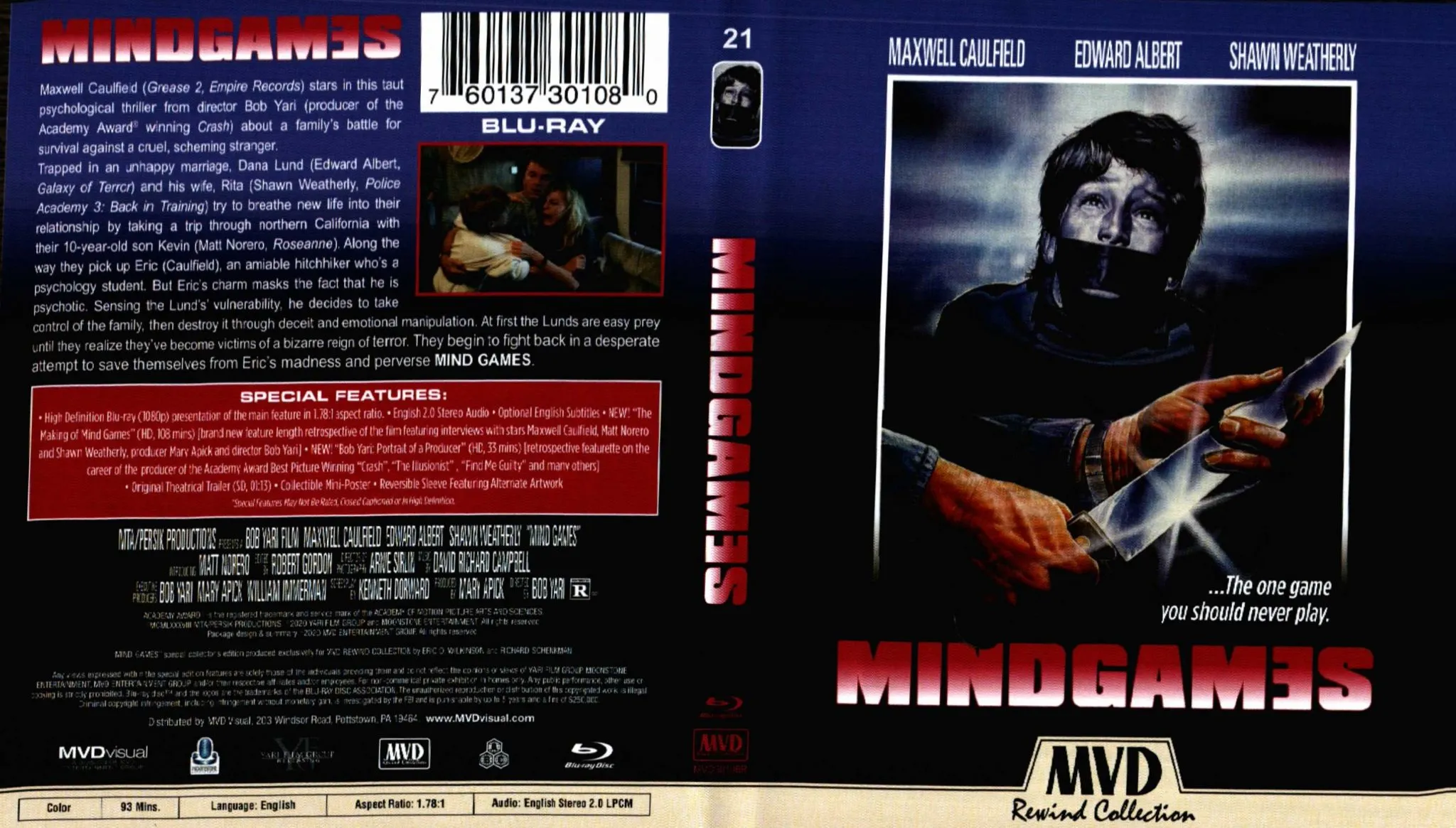 Mind Games Blu-ray Review (MVD Rewind Collection) - Cultsploitation