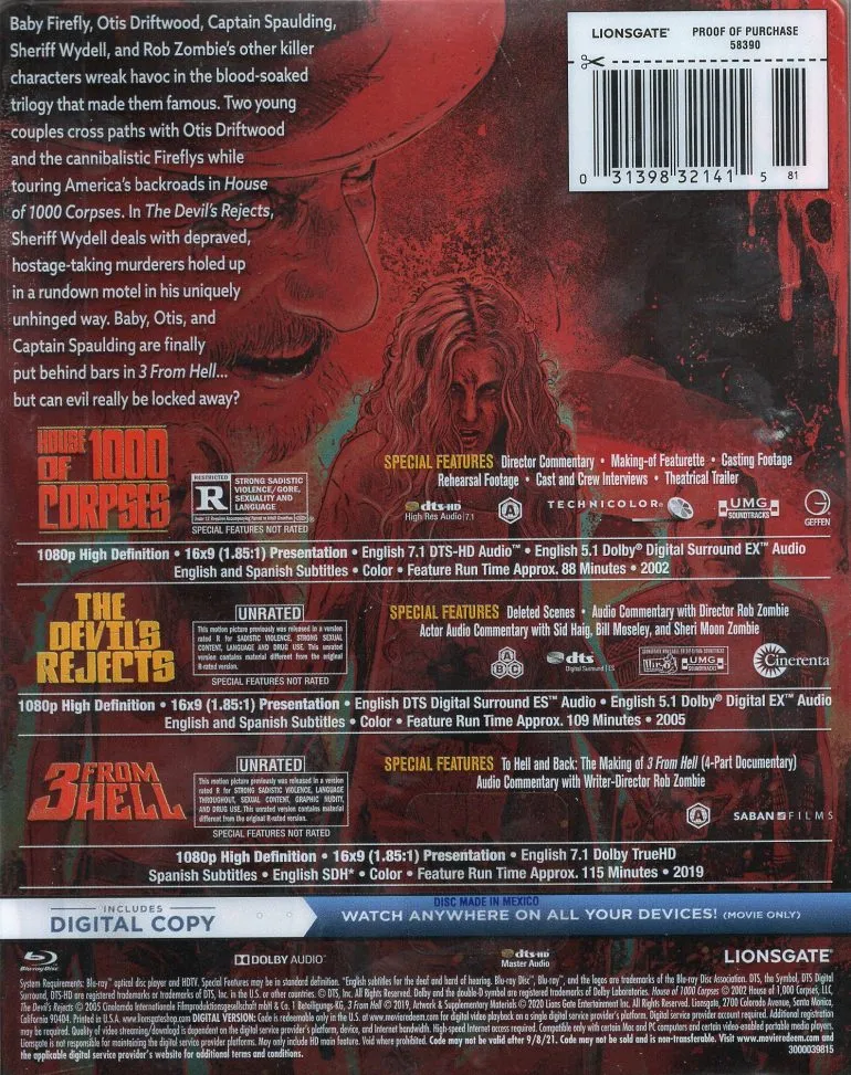 NSFW Gallery: The Devil's Rejects (Lionsgate Rob Zombie Trilogy Blu-ray ...