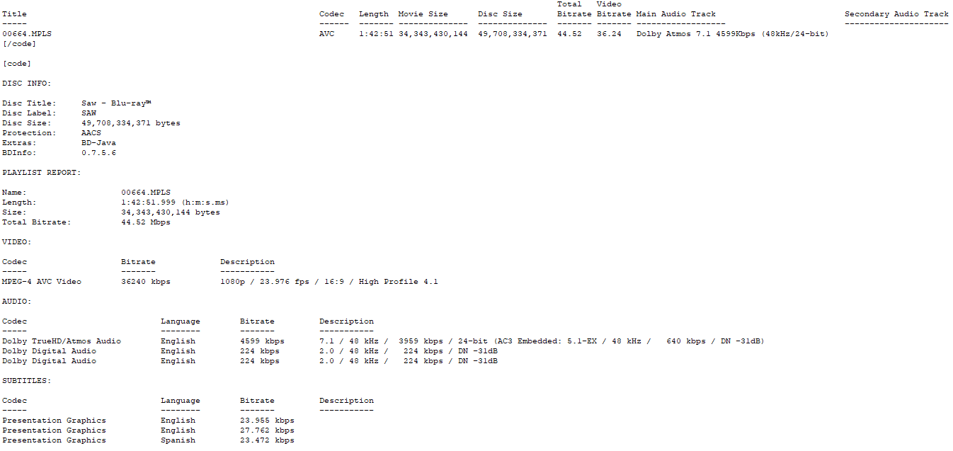 Saw 4K UHD Screenshots (Lionsgate) - Cultsploitation | Cult films, Blu ...