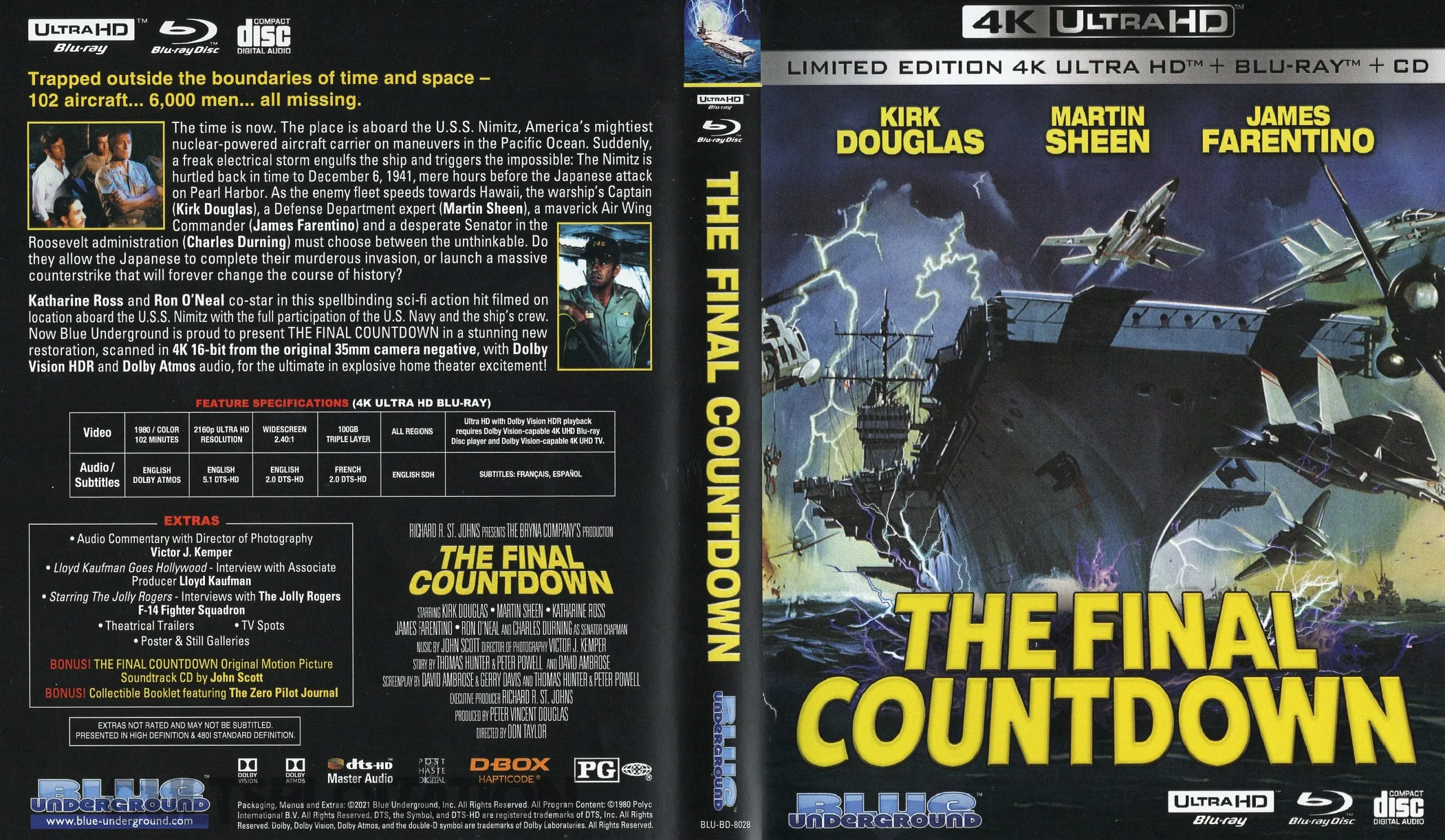 The Final Countdown 4K UHD/Blu-ray Screenshots (Blue Underground ...