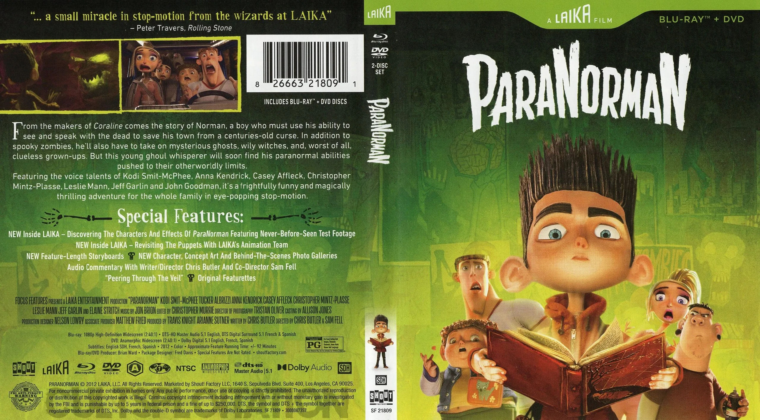 ParaNorman Blu-ray Screenshots (LAIKA Studios Edition/Shout! Factory ...