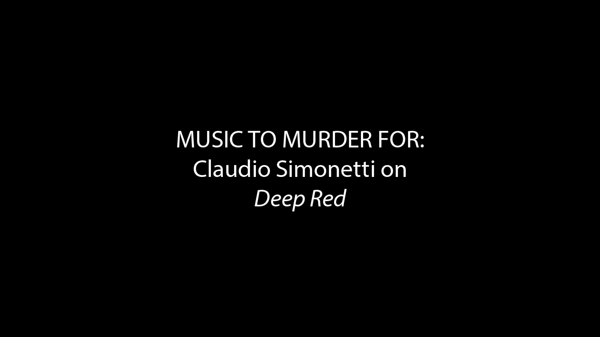 Deep Red 4K UHD Screenshots (Arrow Video) - Cultsploitation