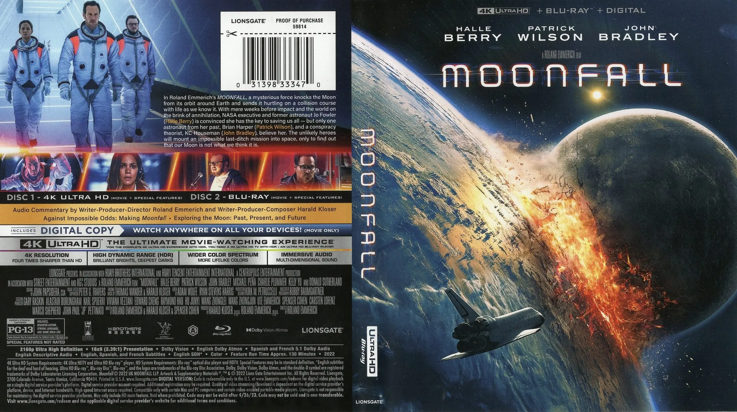 Moonfall 4K UHD/Blu-ray Screenshots (Lionsgate) - Cultsploitation | Cult films, Blu-rays ...