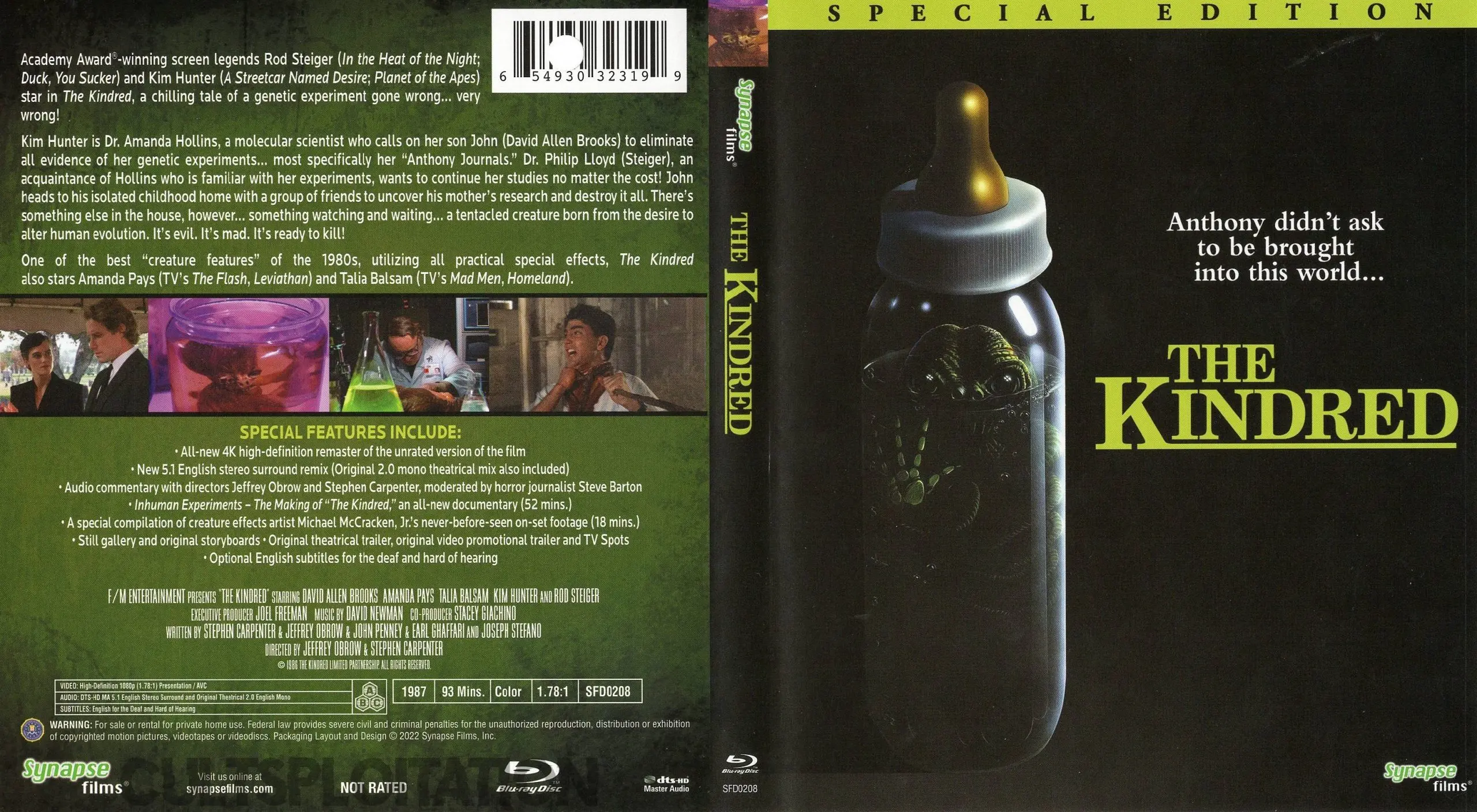 The Kindred Blu-ray Screenshots (Synapse Films) - Cultsploitation | Cult films, Blu-rays ...